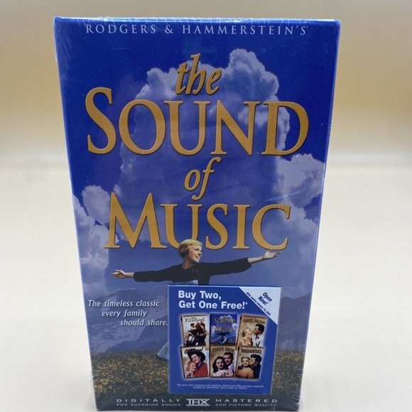 Media | 1965 The Sound Of Music Movie Musical Vhs Rodgers Hammerstein ...